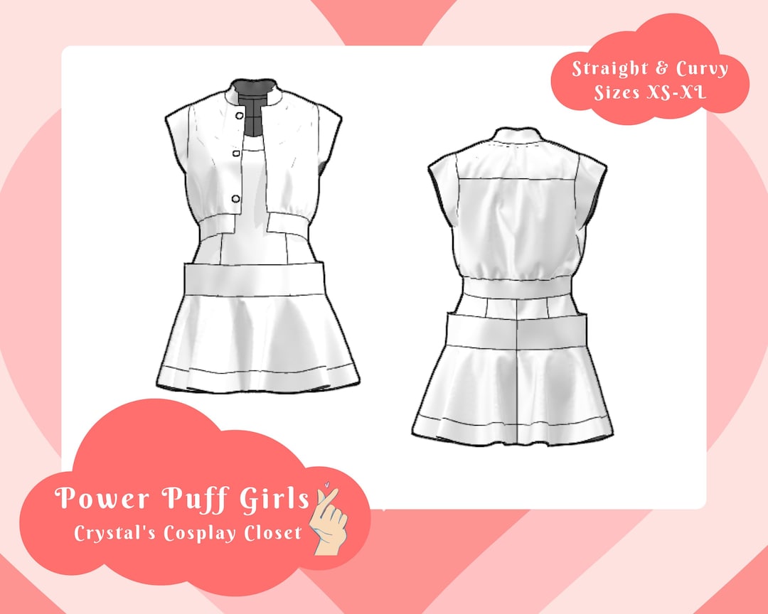 Power Puff Girls Z // Sizes XS-XL // PDF A4 & Letter Print - Etsy