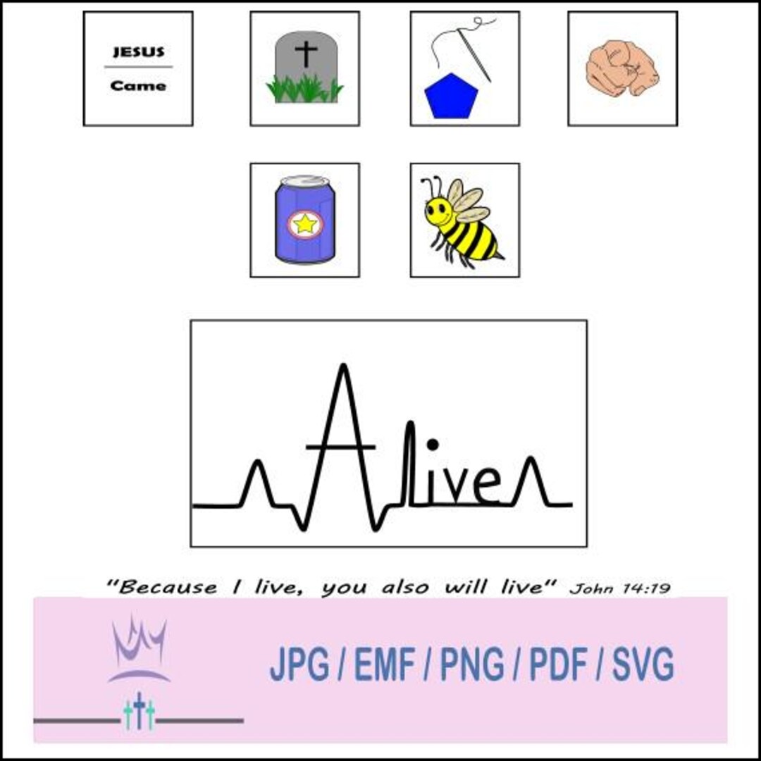Jesus Riddle Svg Png Pdg Jpg Emf, Christian Digital Cut File Puzzle ...
