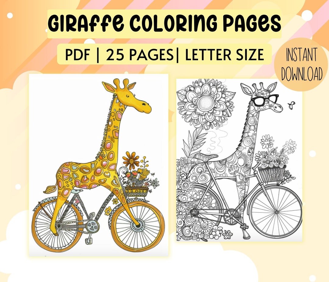 Giraffe Coloring Pages, Fun Coloring Prints, Exciting Coloring Pages ...