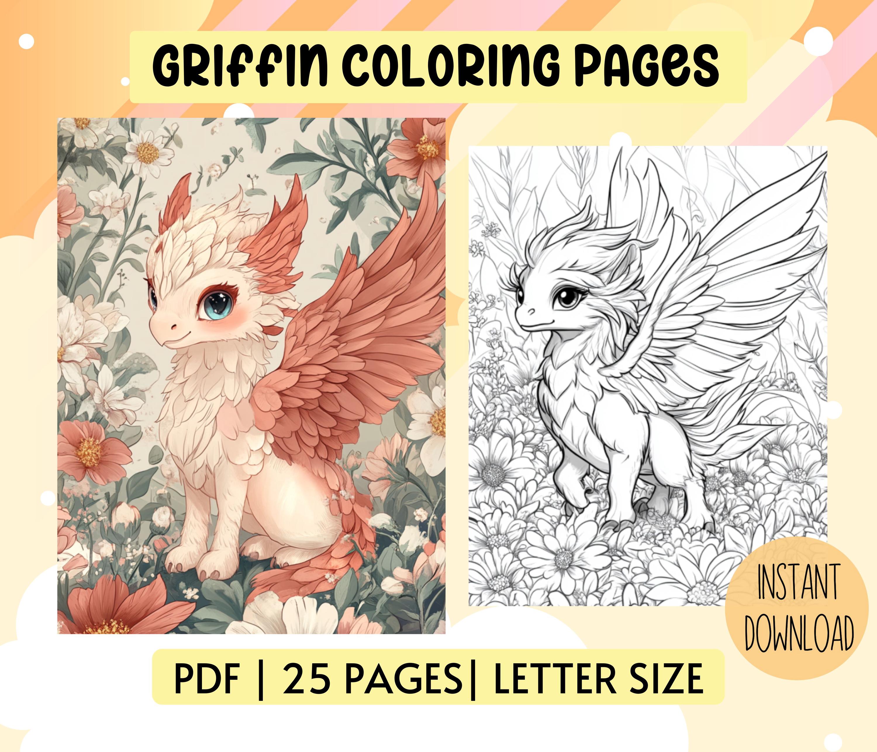Griffin Coloring Pages, Griffin Coloring Pages Printable, Coloring ...