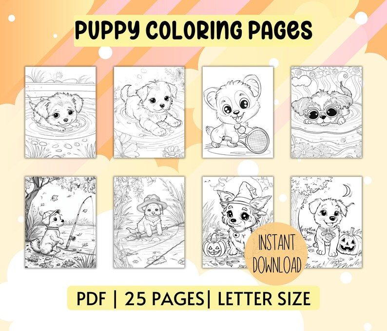 Puppy Coloring Pages, Fun Coloring Prints, Exciting Coloring Pages ...