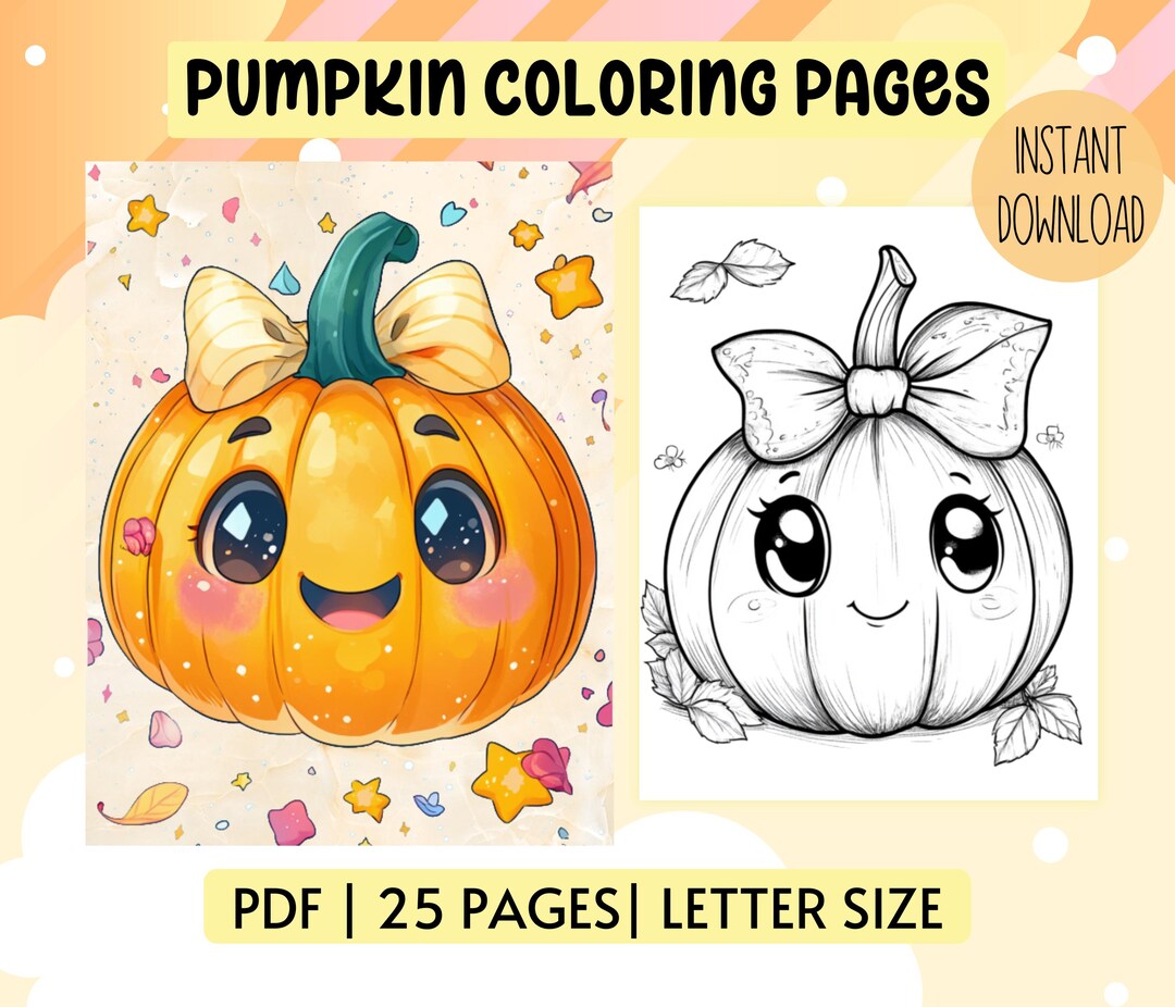 Pumpkin Coloring Pages, Pumpkin Coloring Sheet, Fun Coloring Prints ...