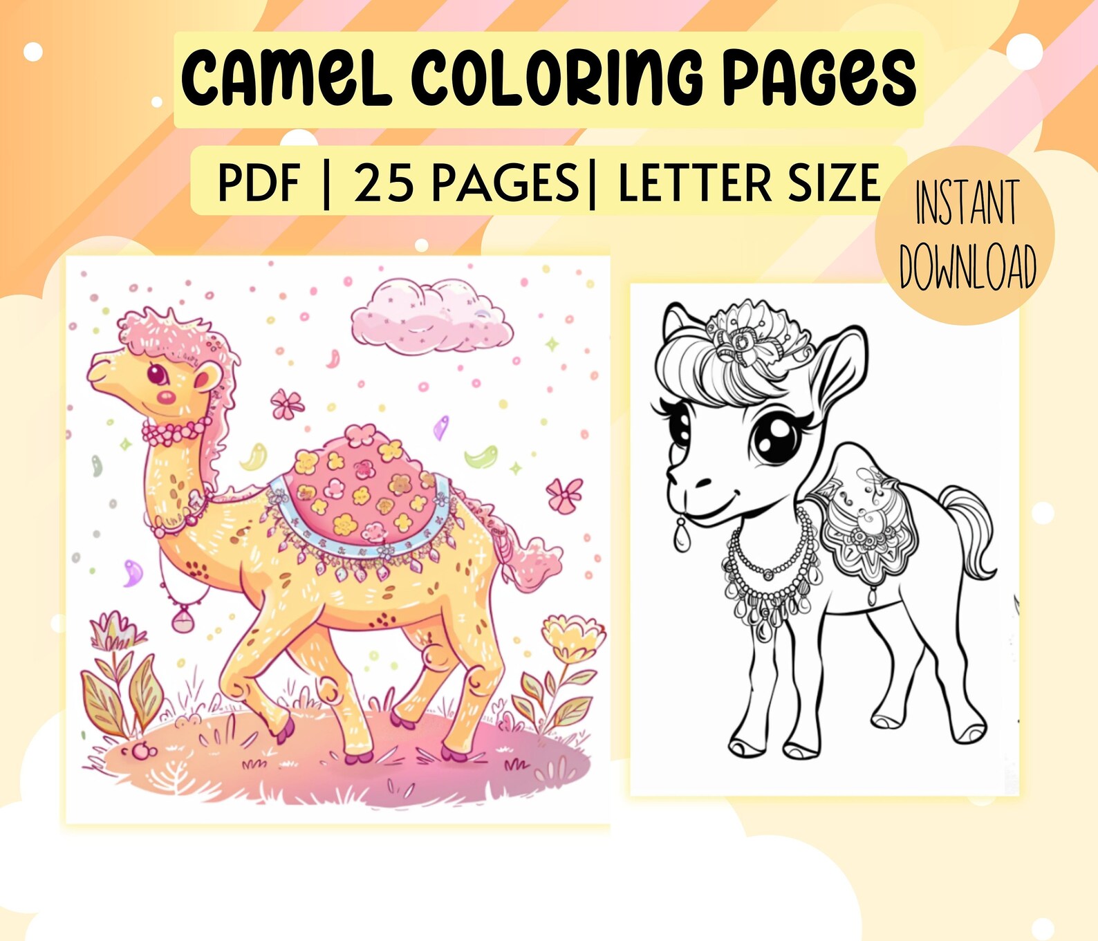 Camel Coloring Pages, Fun Coloring Prints, Exciting Coloring Pages ...
