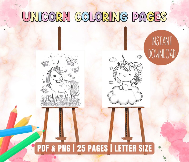 Unicorn Coloring Pages for Kids,coloring Sheets,unicorn Coloring Sheets ...
