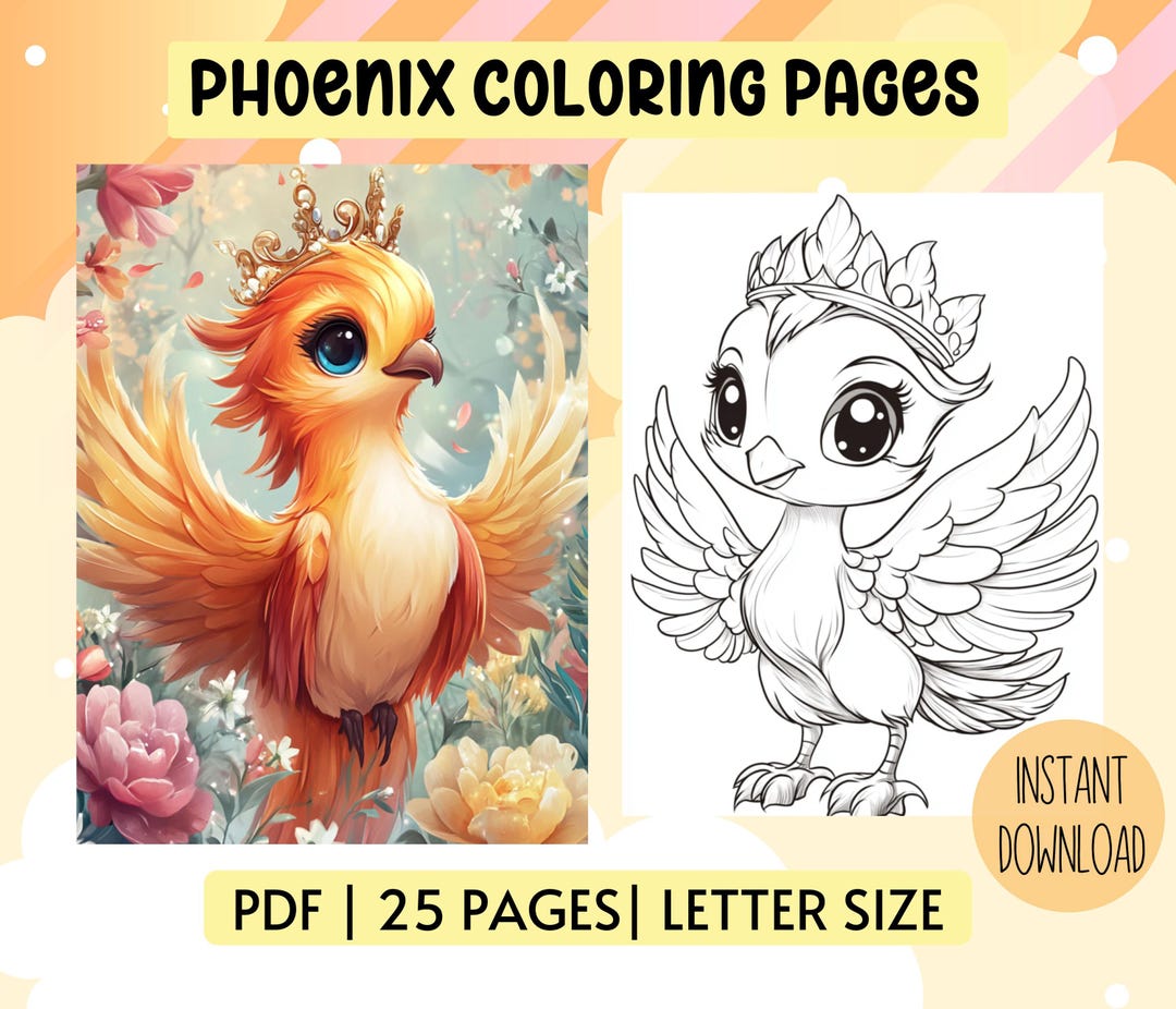 Phoenix Coloring Pages, Phoenix Coloring Pages Printable, Coloring ...