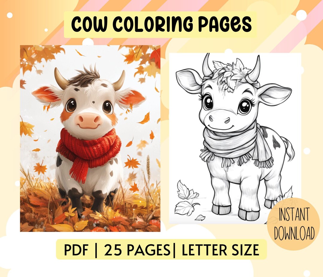 Cow Coloring Pages, Cow Coloring Pages Printable, Cow Coloring Sheet ...