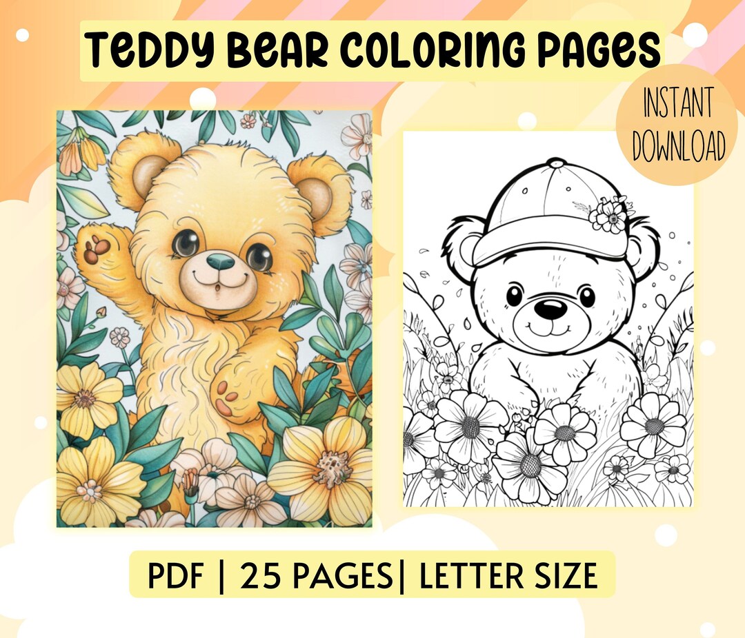 Teddy Bear Coloring Pages, Fun Coloring Prints, Exciting Coloring Pages ...