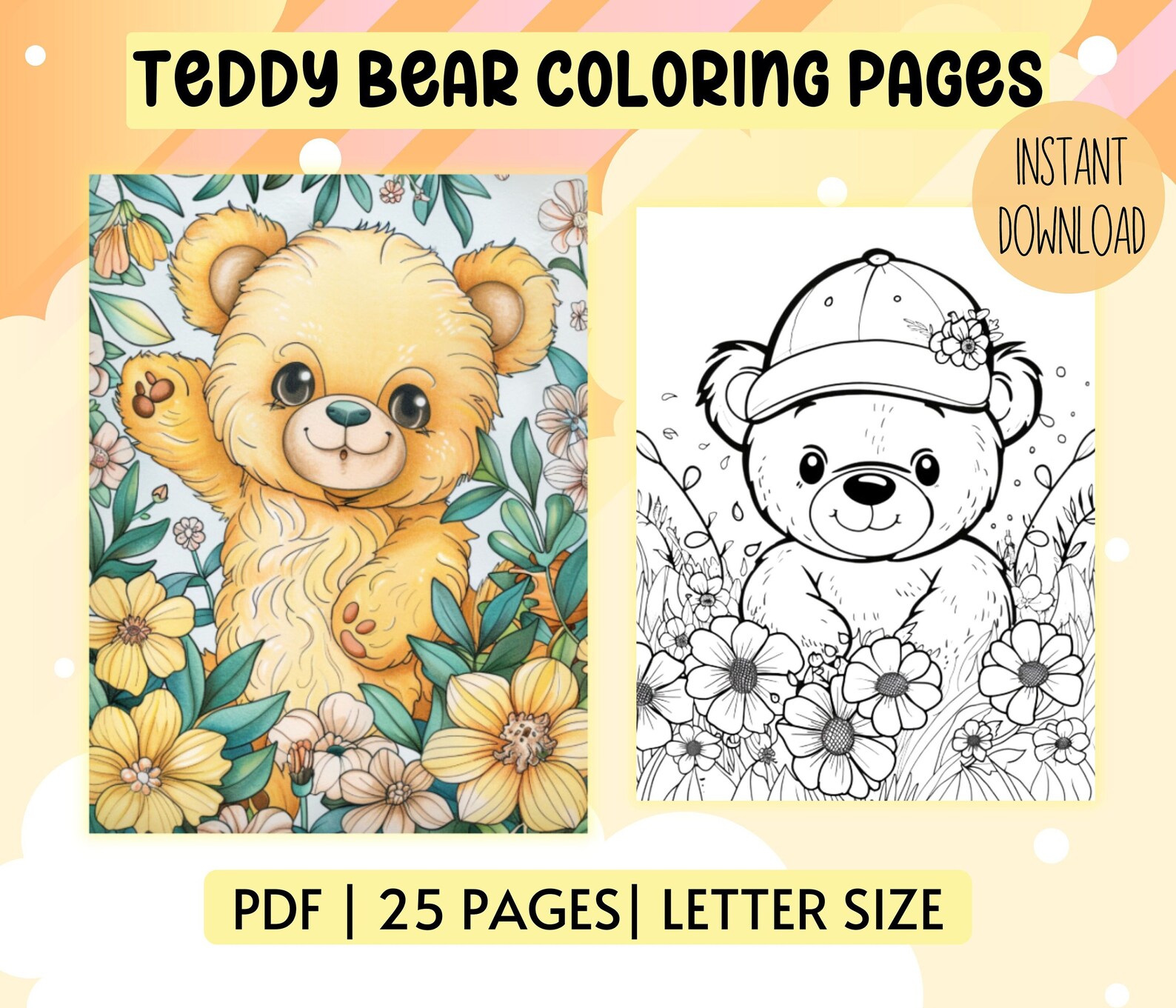 Teddy Bear Coloring Pages, Fun Coloring Prints, Exciting Coloring Pages ...