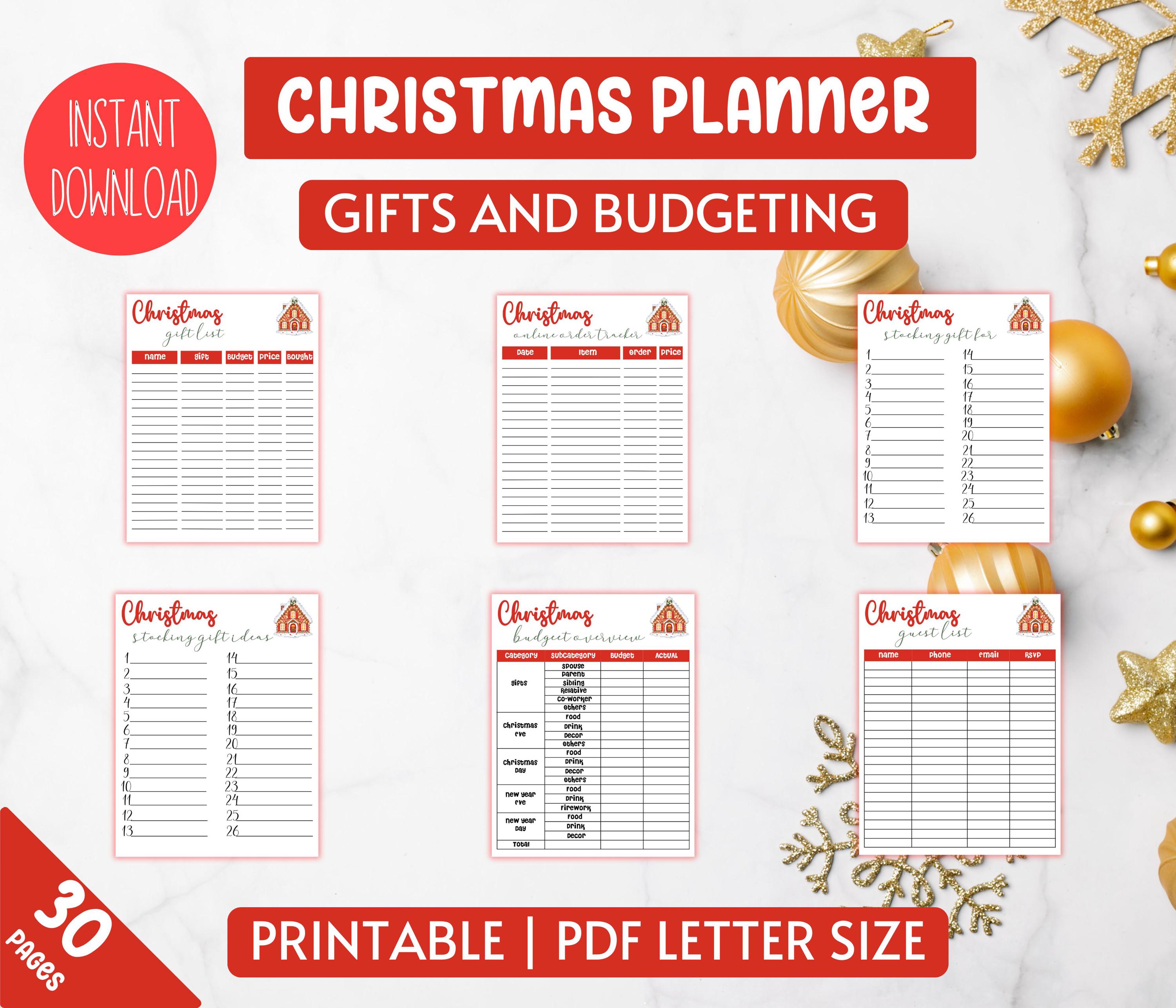 Christmas Planner Printable, Holiday Planner Printable, Christmas to Do ...
