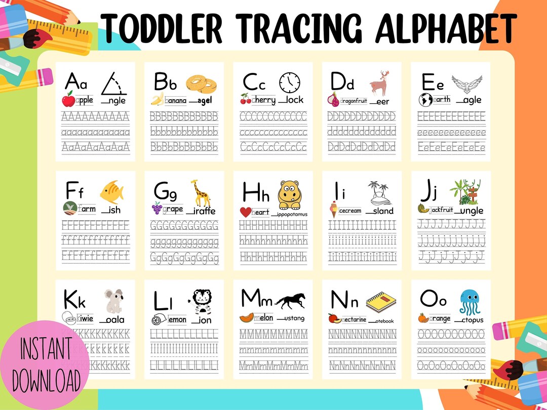Tracing Letters, Preschool Letter Worksheet, Letter Tracing, Alphabet ...