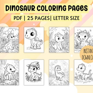 Dinosaur Coloring Pages, Dinosaur Coloring Sheet, Fun Coloring Print ...