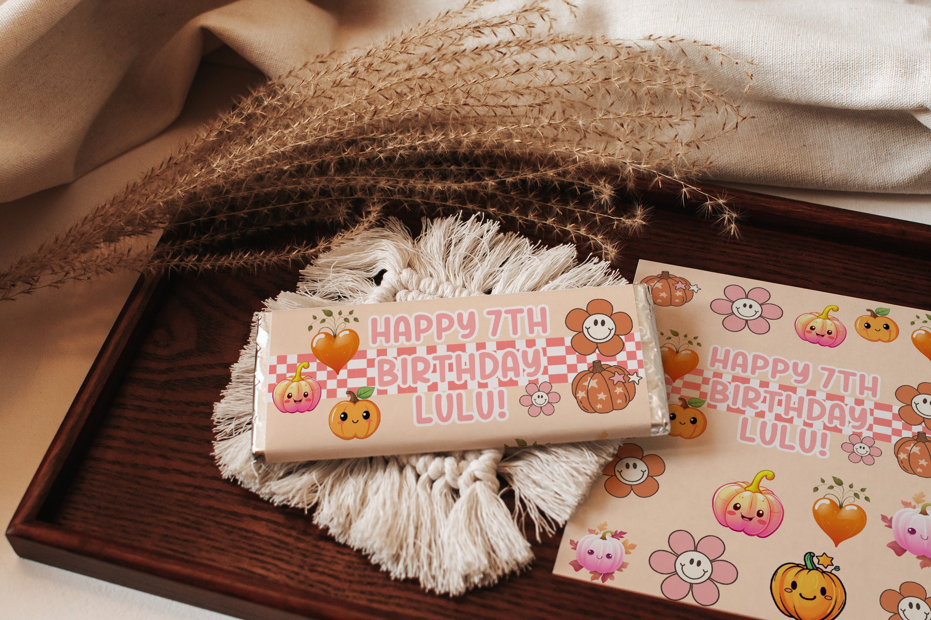 Chocolate Bar Wrapper Label, Candy Bar Wrapper, Birthday Candy Bar ...