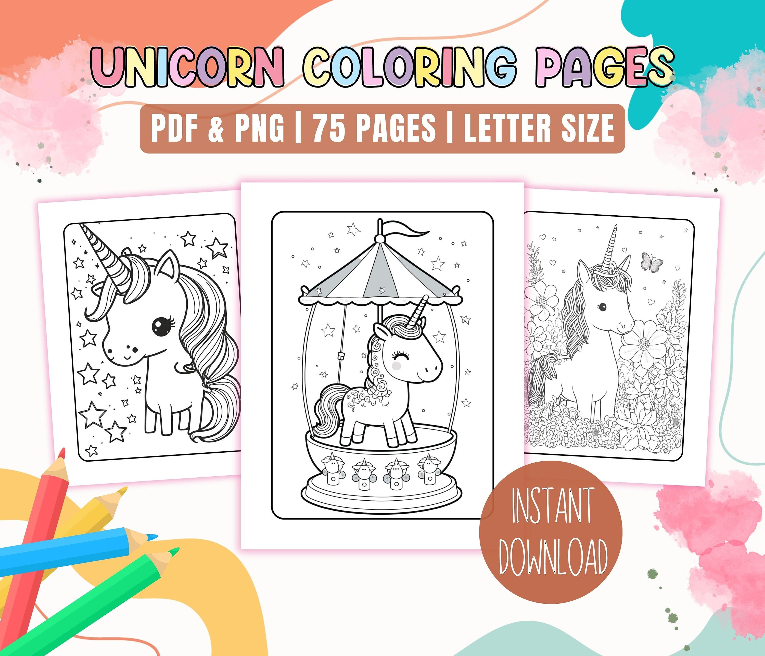 Unicorn Coloring Pages, Coloring Sheets,unicorn Coloring Sheets ...