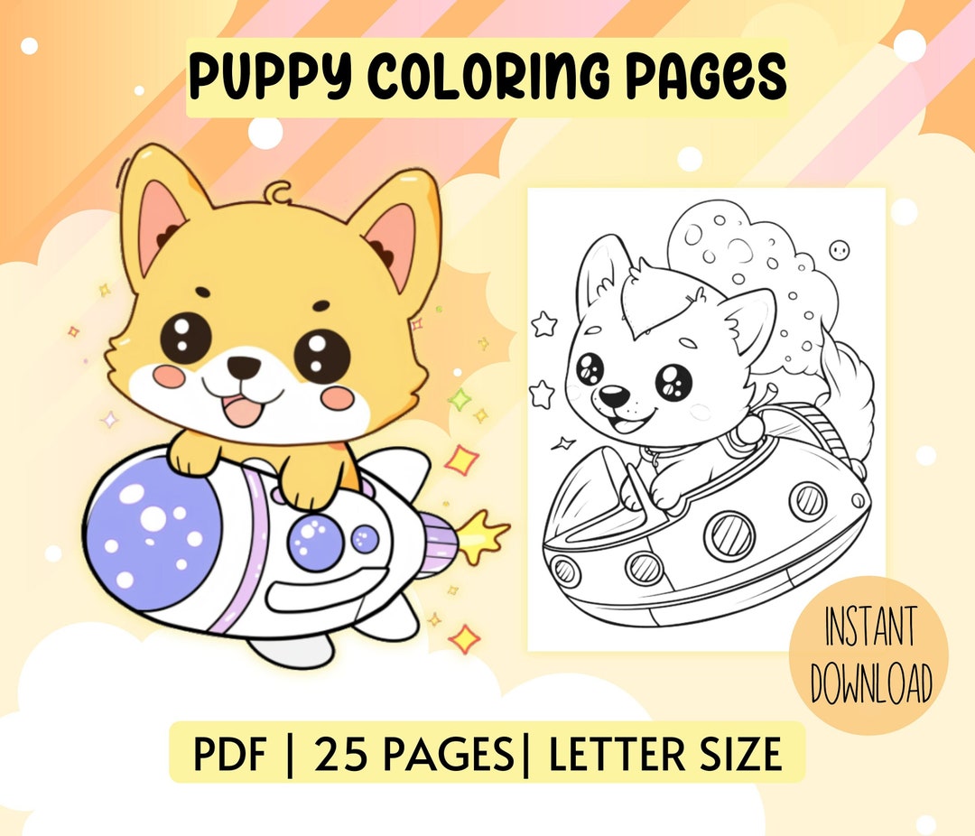 Puppy Coloring Pages, Fun Coloring Prints, Exciting Coloring Pages ...