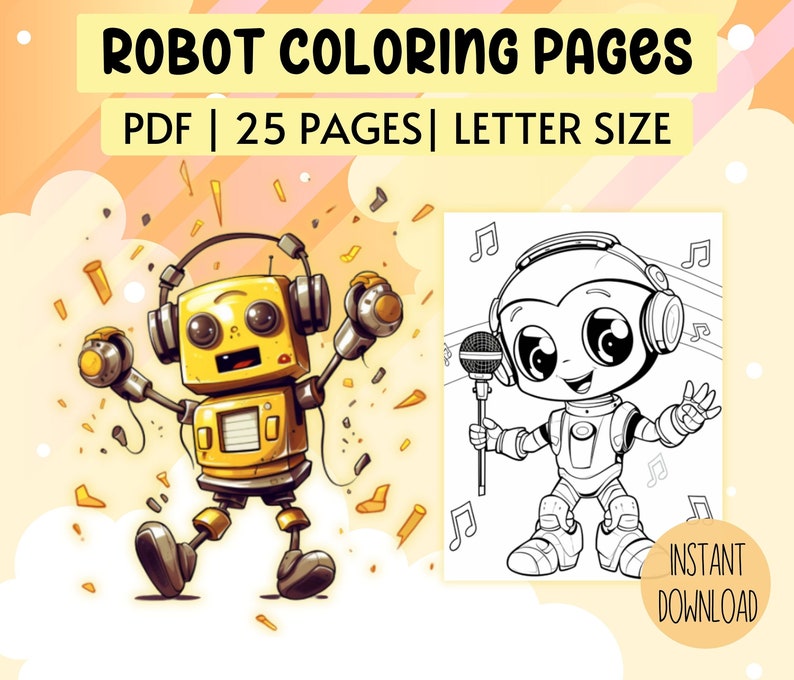 Robot Coloring Pages, Coloring Sheets, Fun Coloring Prints, Exciting ...