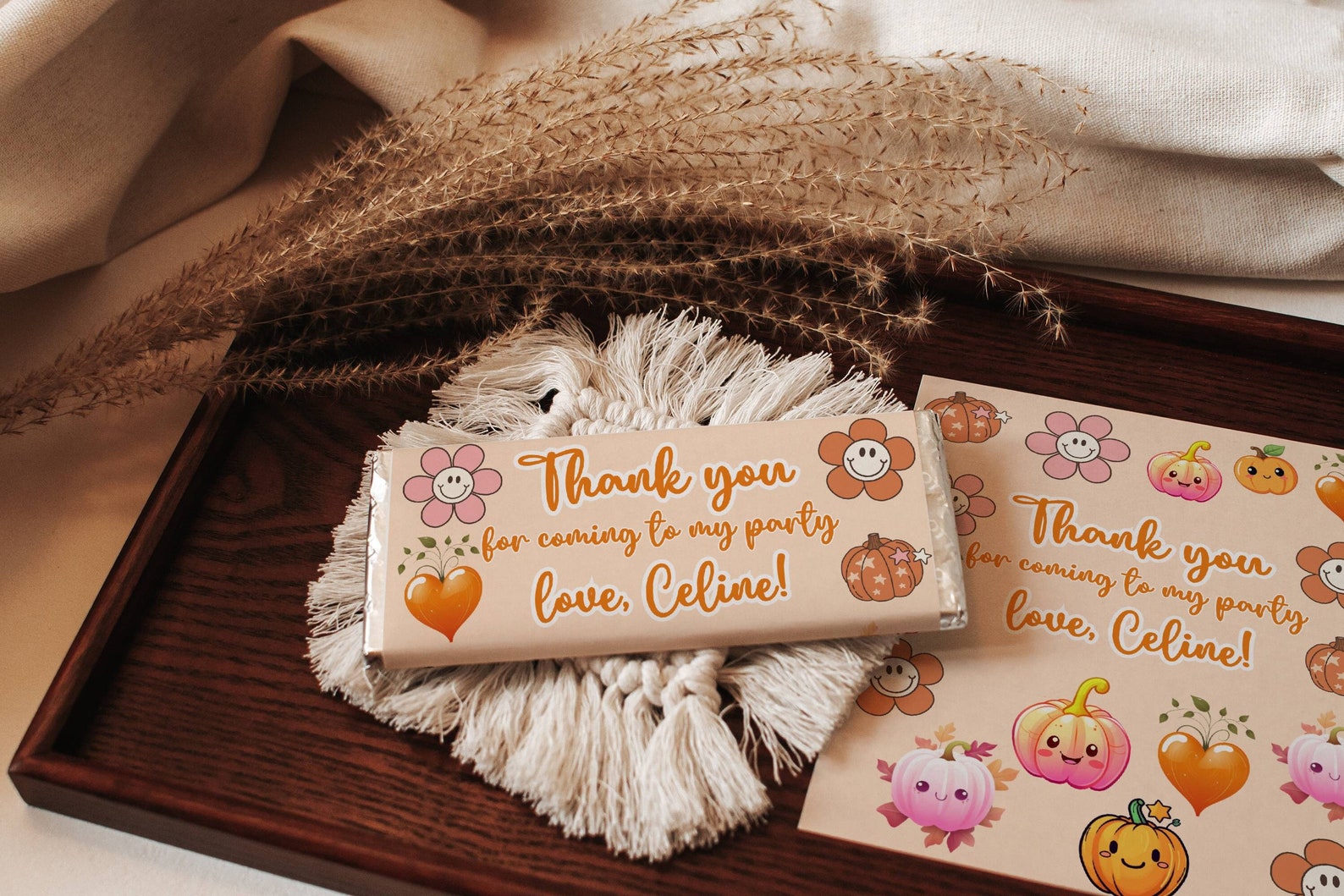 Birthday Thank You Chocolate Bar Wrapper Label, Candy Bar Wrapper ...