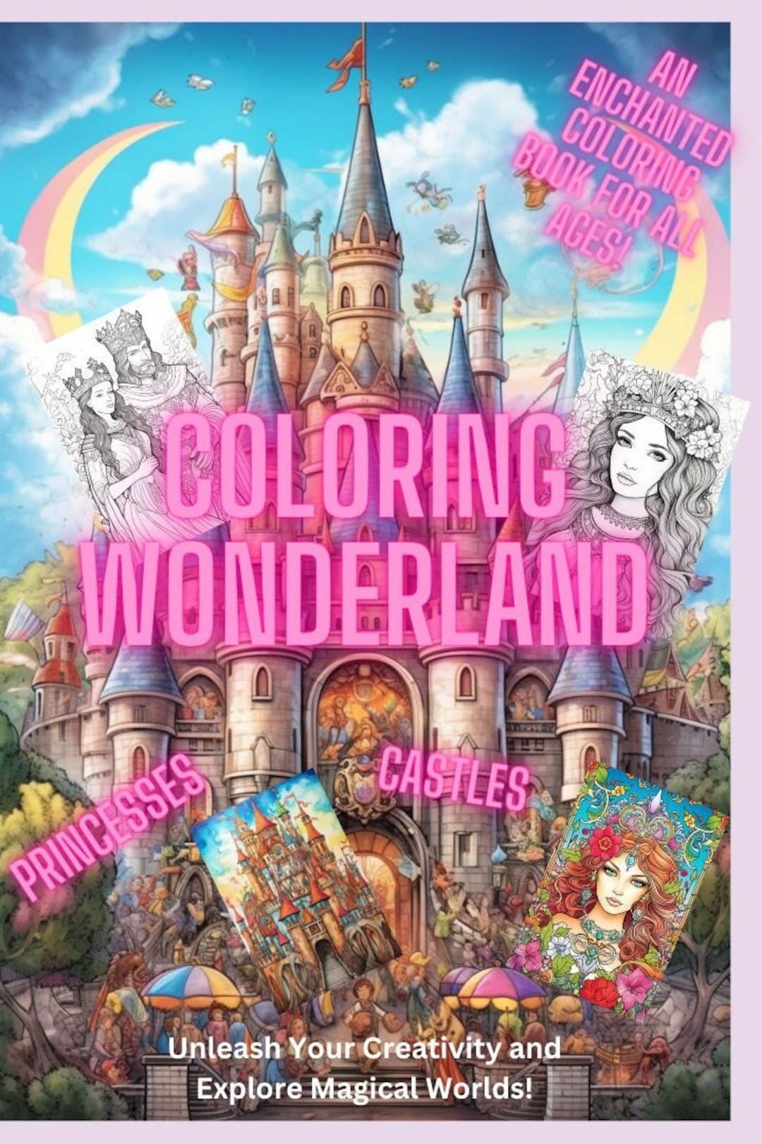 Coloring Wonderland: Unleash Your Creativity and Explore Magical Worlds ...