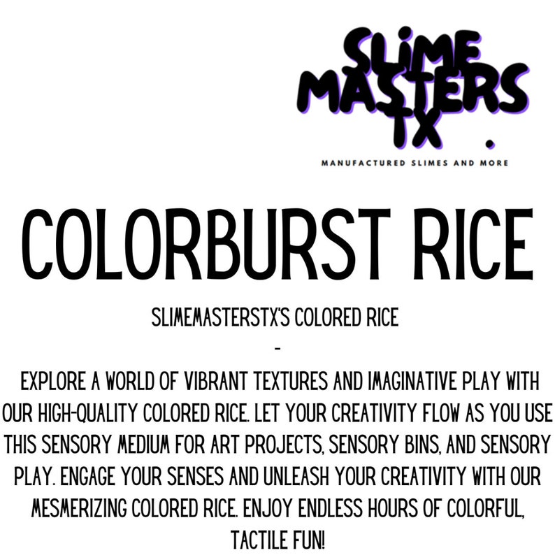 Colorburst Rice | Sensory Bin Filler | Gift for Kids | Montessori ...