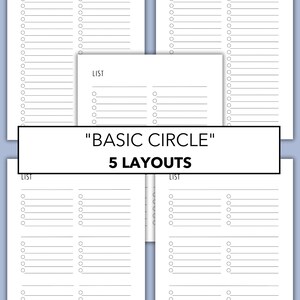 Blank Checklist Sheets - Printable and Fillable 8.5"x11" (letter) PDF ...