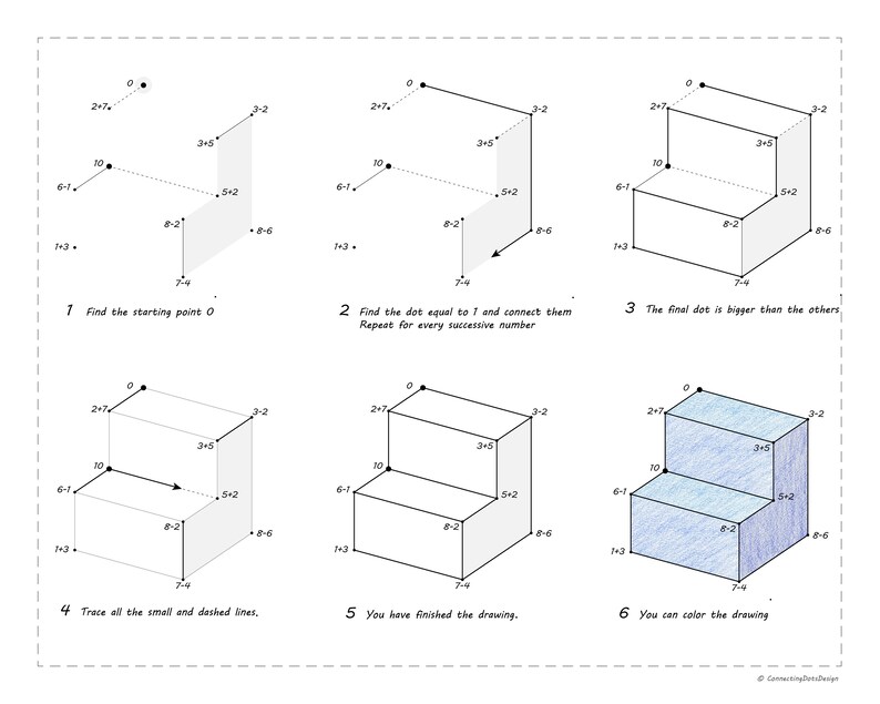 Dot to Dot Minecraft Maths Bundle 2, Farm Animals Educative Connect the ...