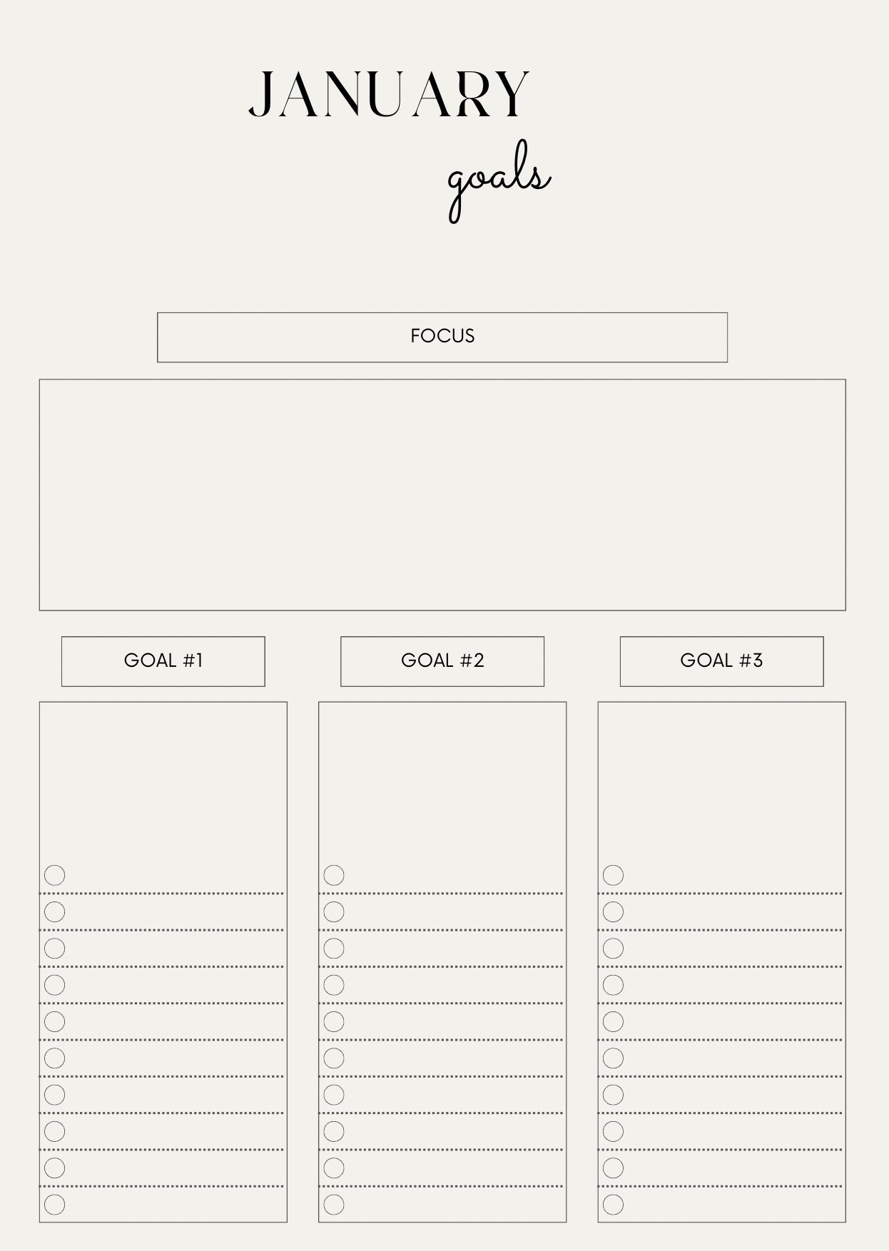 2023 Digital/printable Monthly Planner - Etsy