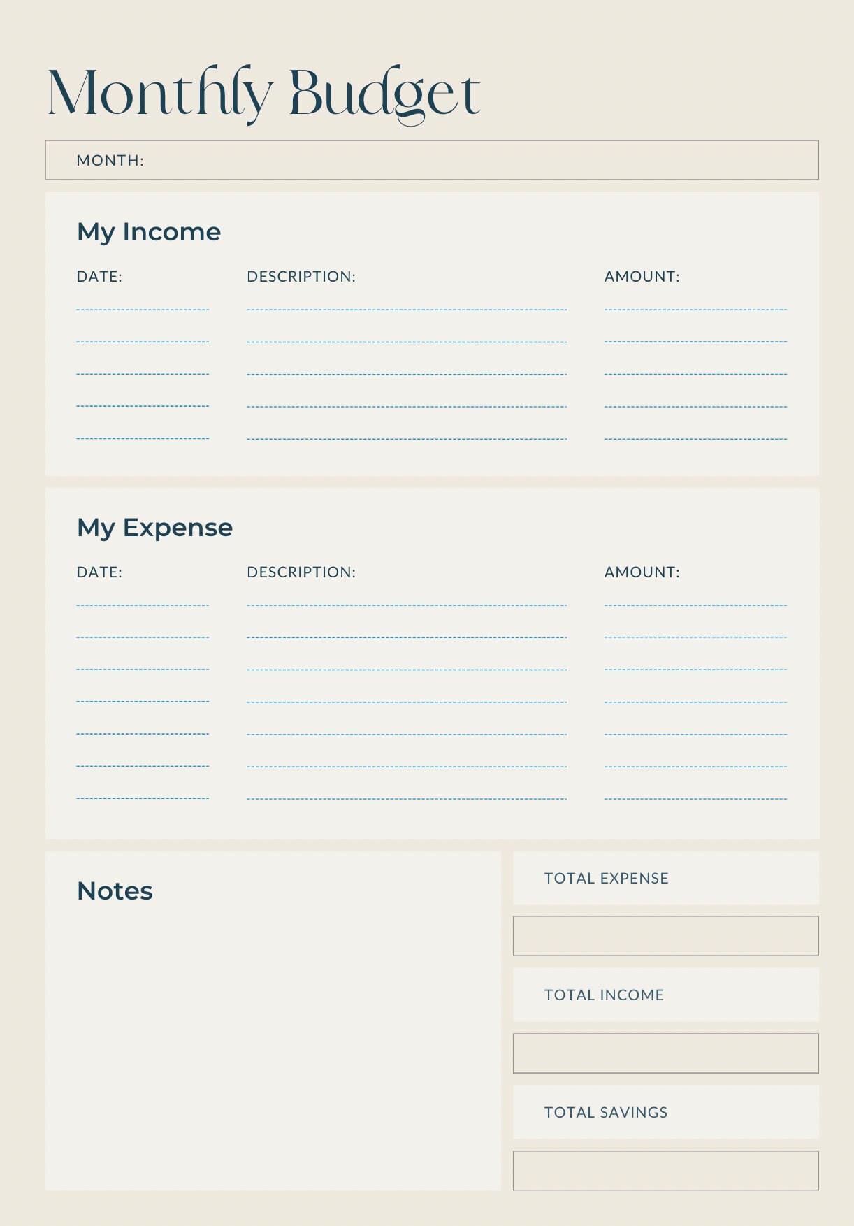 2023 Digital/printable Monthly Planner - Etsy