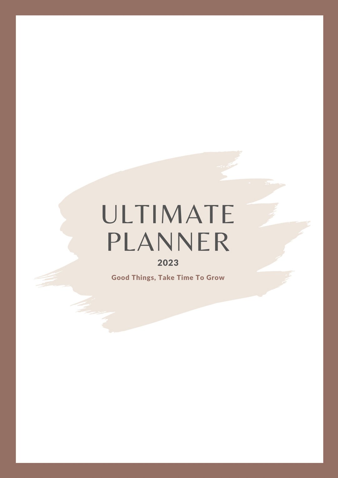 2023 Digital/printable Monthly Planner - Etsy