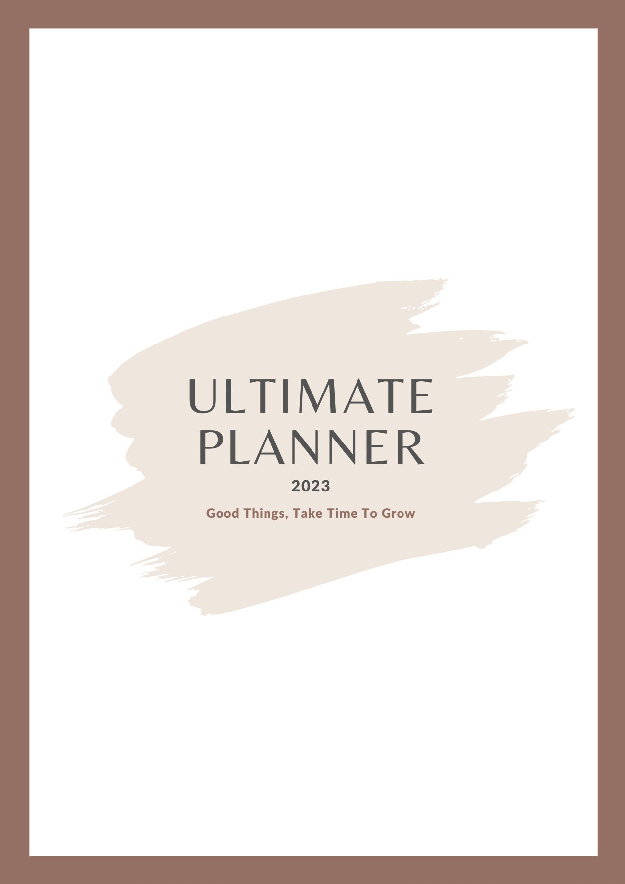 2023 Digital/printable Monthly Planner - Etsy