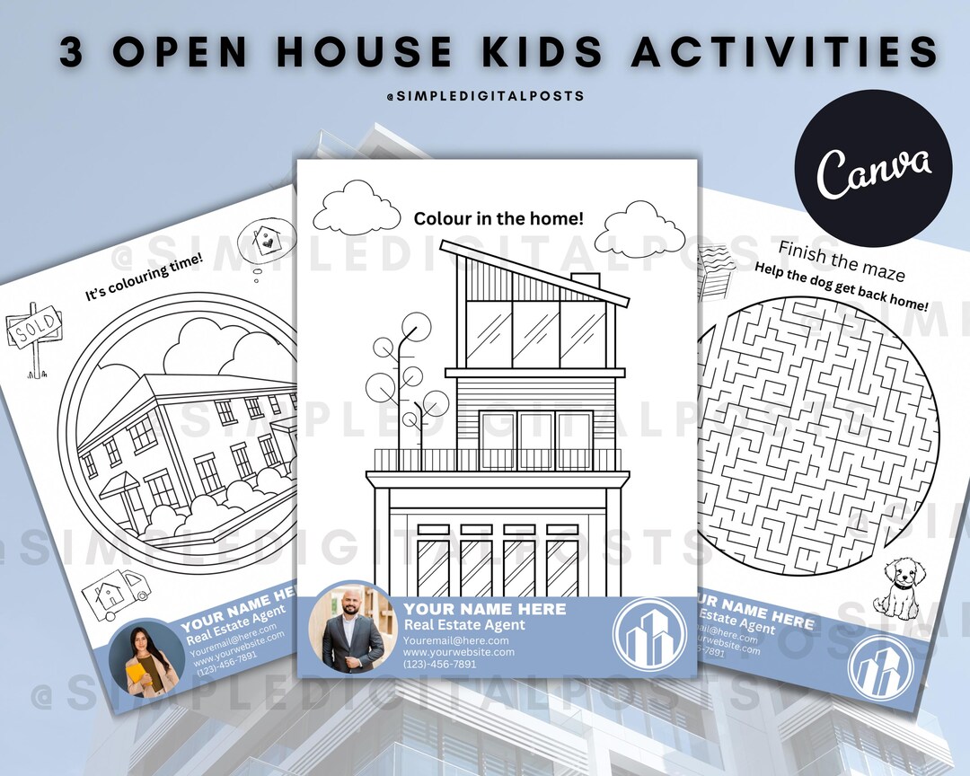 3 OPEN HOUSE KIDS Activities | Real Estate Agents | Real Estate ...