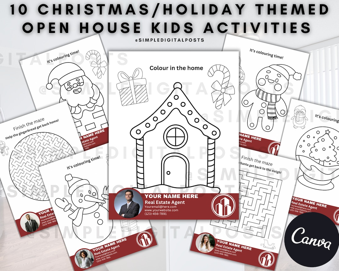 10 CHRISTMAS OPEN HOUSE Kids Activities | Real Estate Agents | Real ...