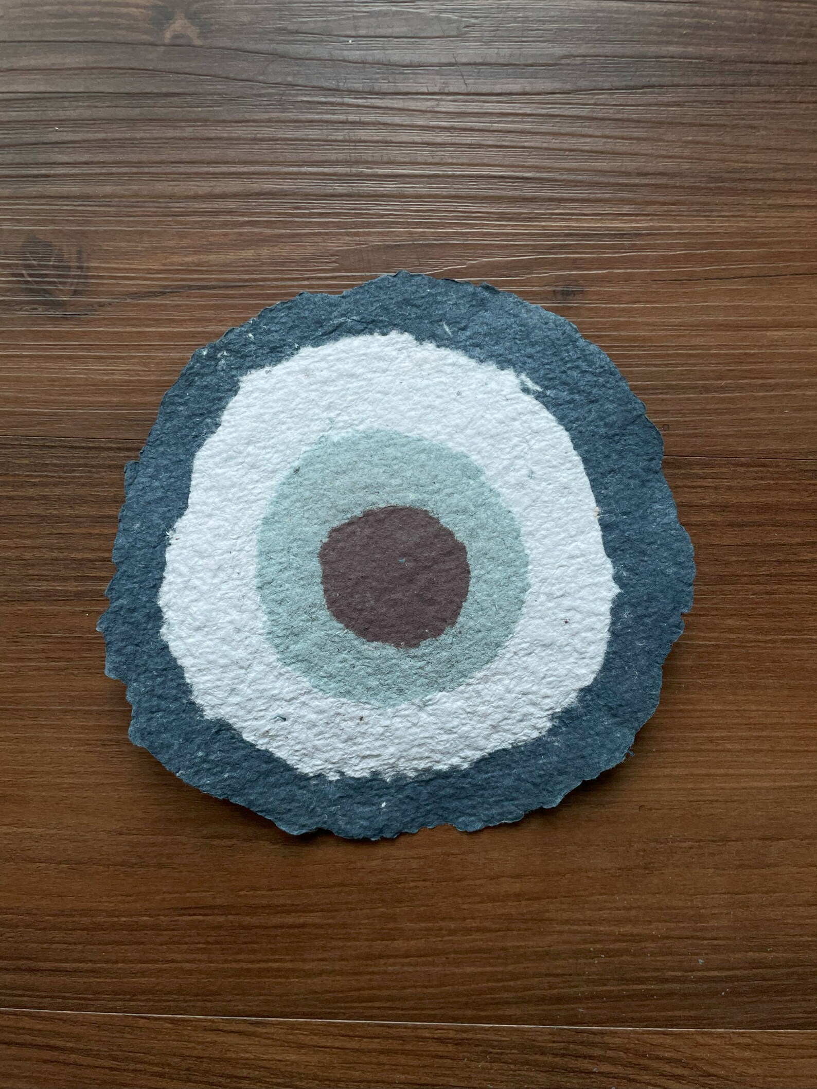 Evil Eye Talisman - Decorative Handmade Paper Art for Display or for ...