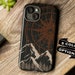 Mystical Mountains Compass Phone Case, Western Nature Lover Gift Men ...