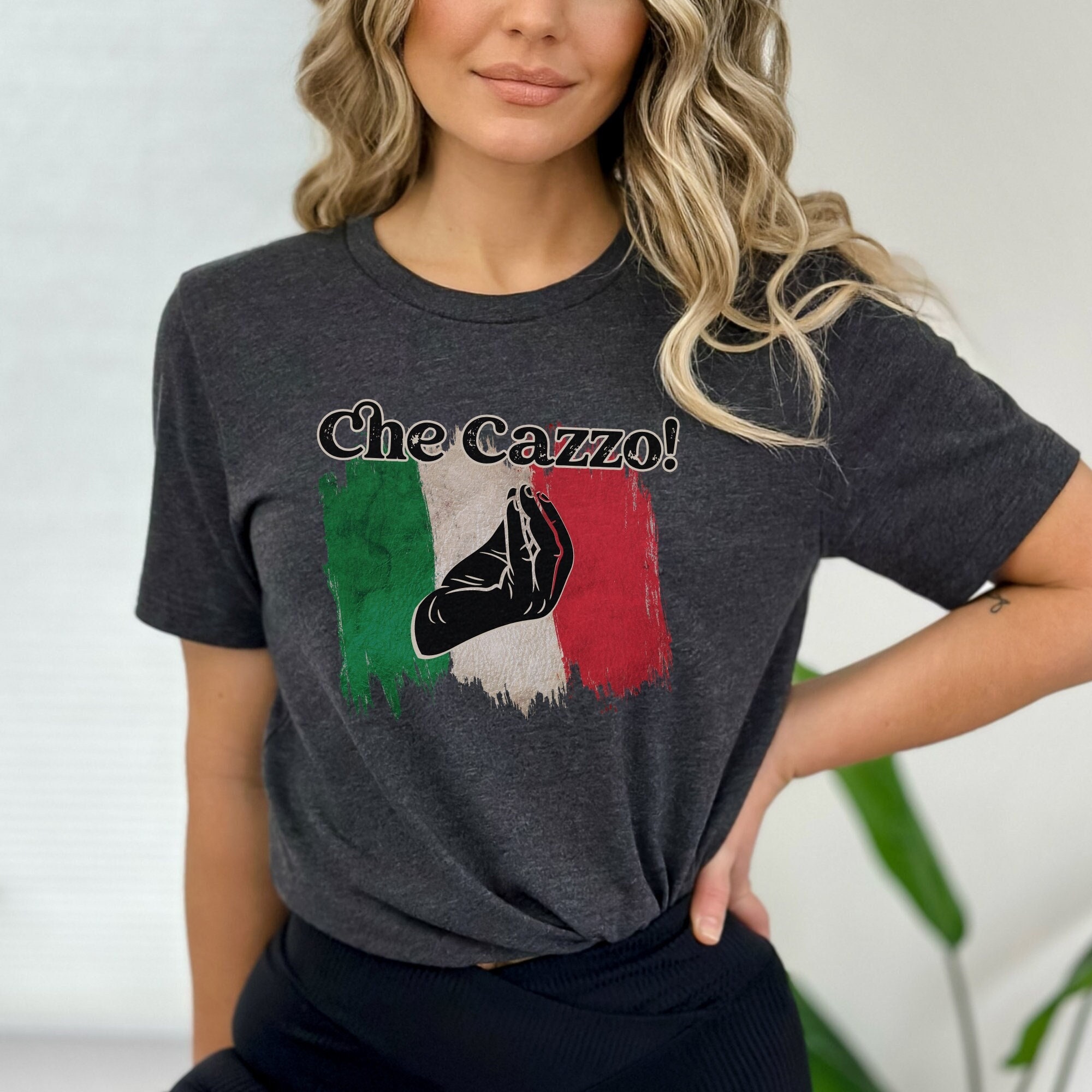 Funny Che Cazzo Italian Flag Hand Gesture Shirt, Gift for Italians ...