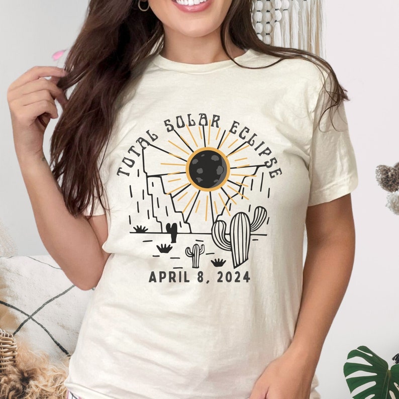 2024 Total Solar Eclipse Shirt, April 8th 2024 Texas Eclipse Tshirt ...