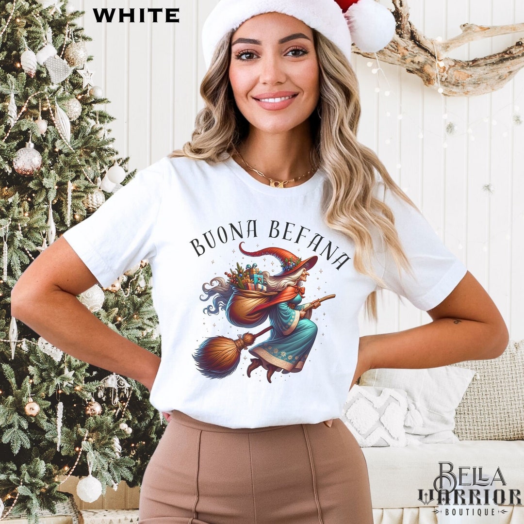 Italian Christmas Shirt, La Befana Italian Gift, Buon Natale Tshirt ...