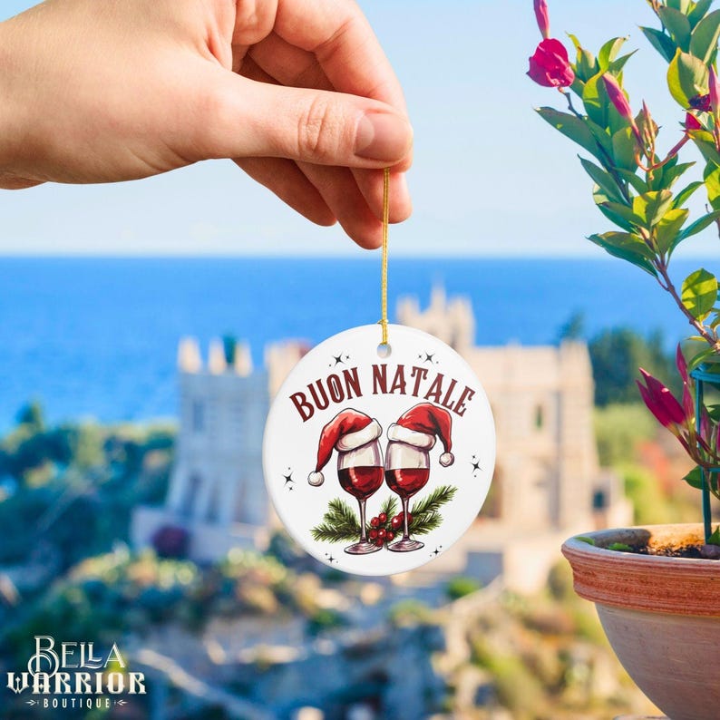 Buon Natale Italian Christmas Ornament Gift for Italy Lover Italy Trip ...
