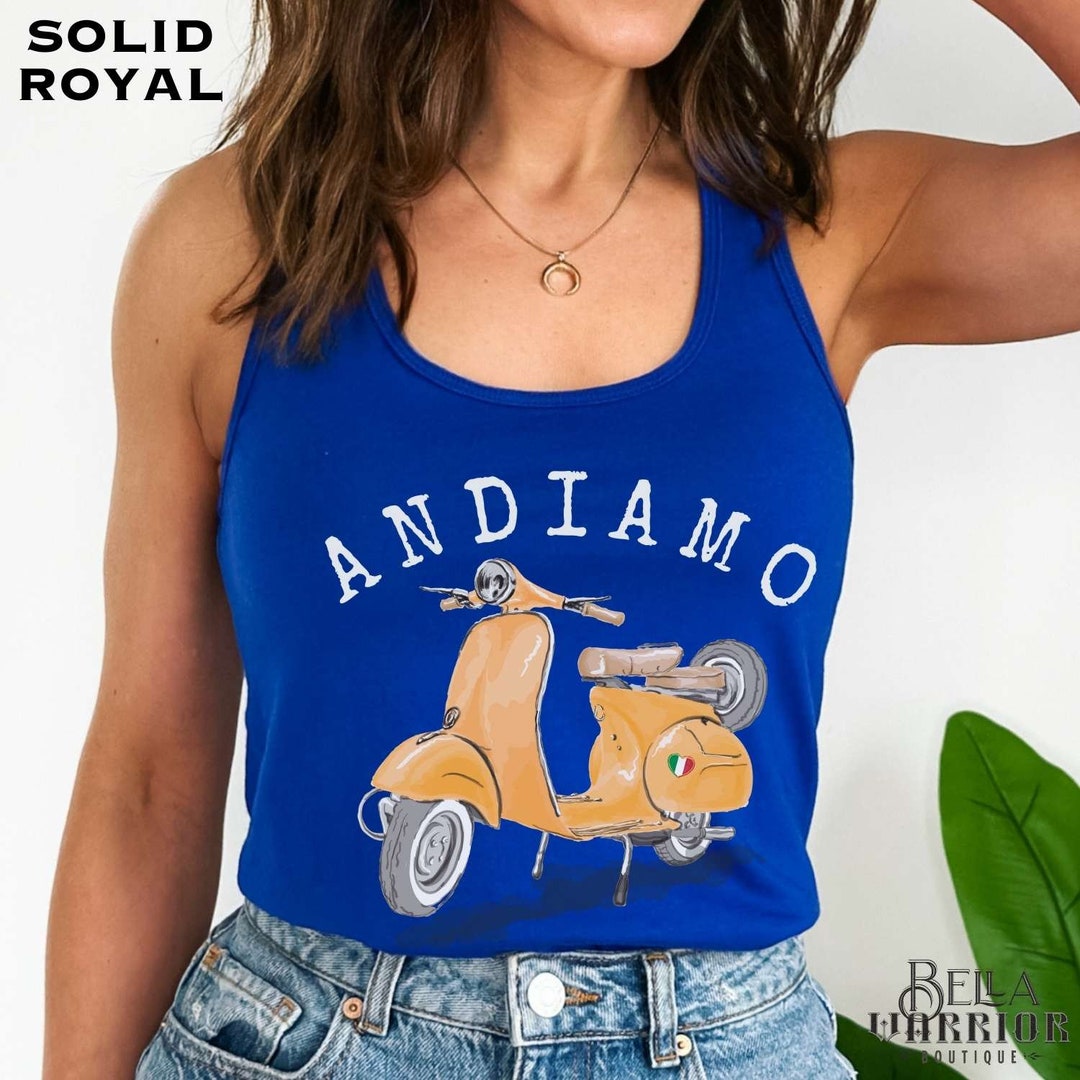 Andiamo Italy Shirt, Italian Vacation Souvenir Gift, Italia Tank Top ...