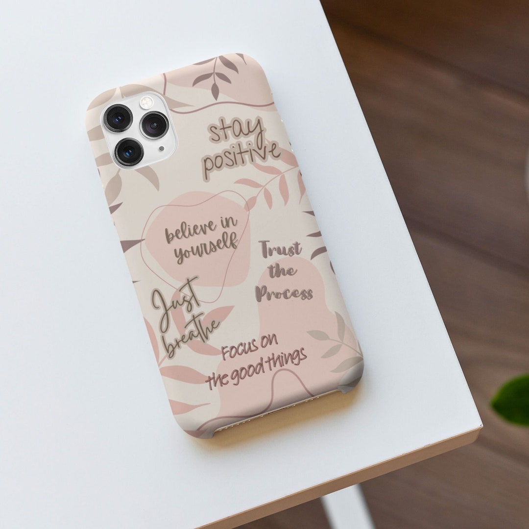 BOHO Self Love Phone Case, Positive Vibes Mental Health Anxiety Gifts ...