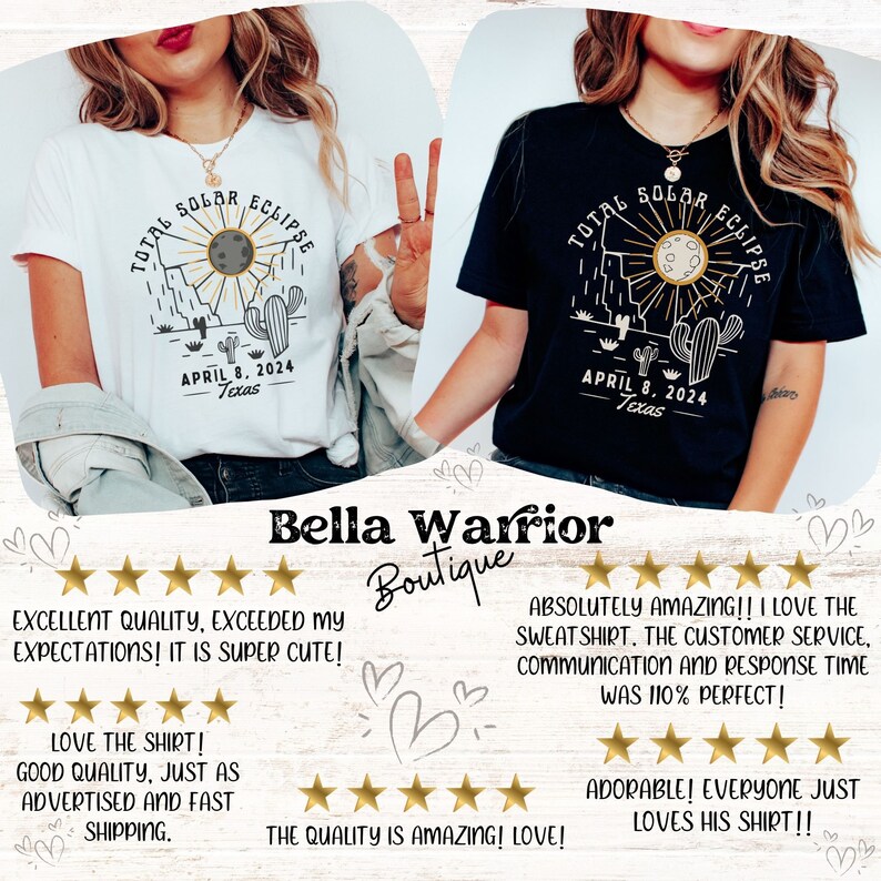 Texas Total Solar Eclipse Shirt, April 8th 2024 Totality Science ...