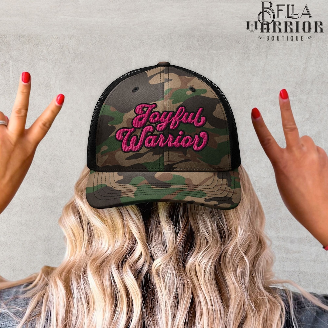 Kamala Harris Camo Trucker Hat, Harris Walz 2024 Joyful Warrior ...