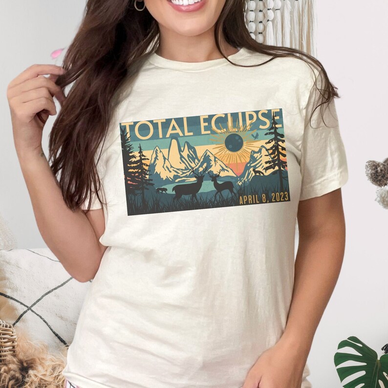 Retro Total Solar Eclipse 2024 Personalized Shirt, Custom April 8th ...