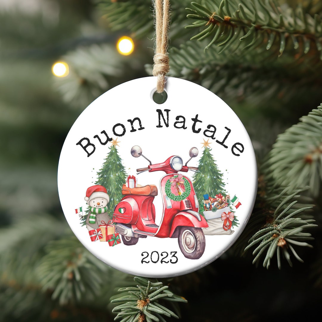 Buon Natale Italian Christmas Ornament, Xmas Decoration for Italians ...