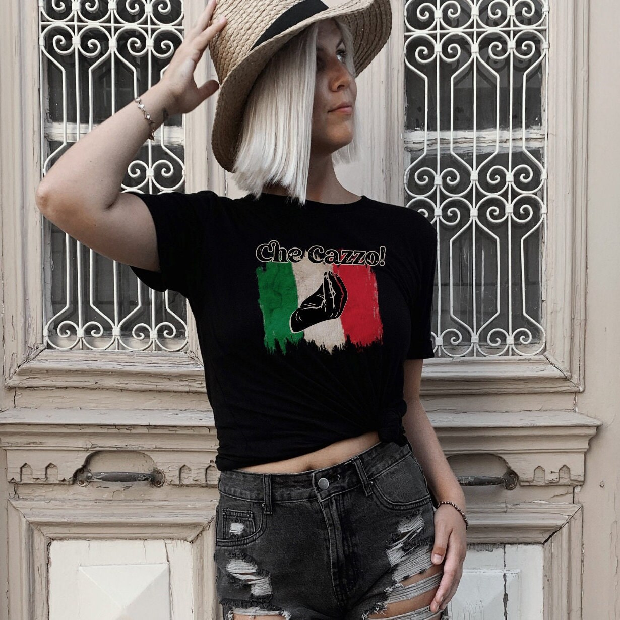 Funny Che Cazzo Italian Flag Hand Gesture Shirt, Gift for Italians ...