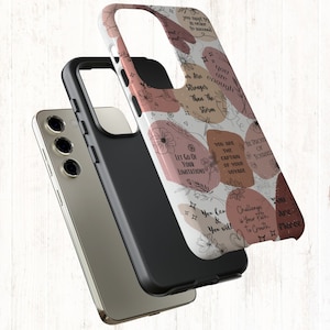 Positive Affirmations Quotes BOHO Phone Case, Mental Health Matters ...