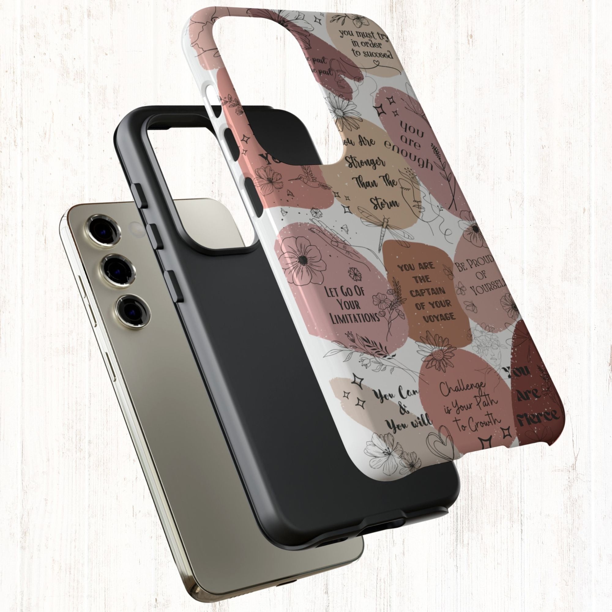 Positive Affirmations Quotes BOHO Phone Case, Mental Health Matters ...