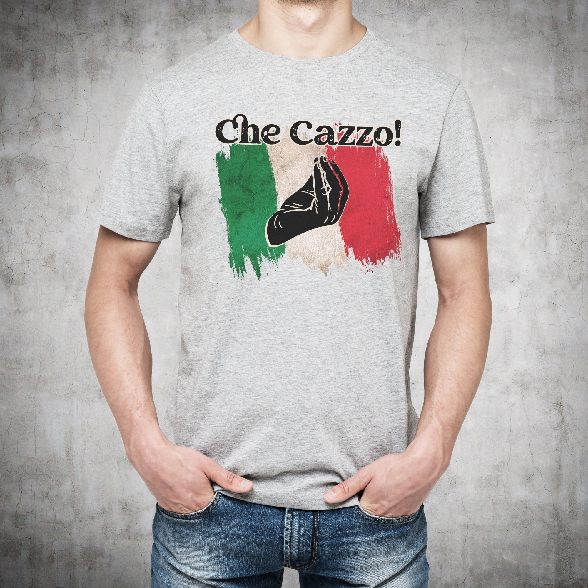 Funny Che Cazzo Italian Flag Hand Gesture Shirt, Gift for Italians ...