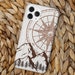 Mystical Mountains Compass Phone Case, Western Nature Lover Gift Men ...