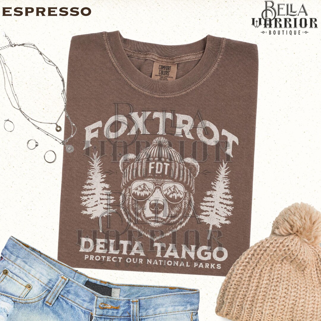 Democrat National Parks Bear FDT Shirt, Subtle Anti Trump Comfort ...