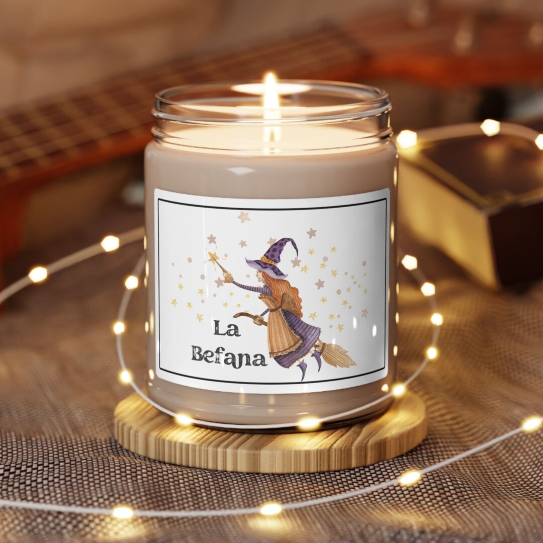 La Befana Italian Christmas Witch Scented Candle, Cute Italian Gifts ...