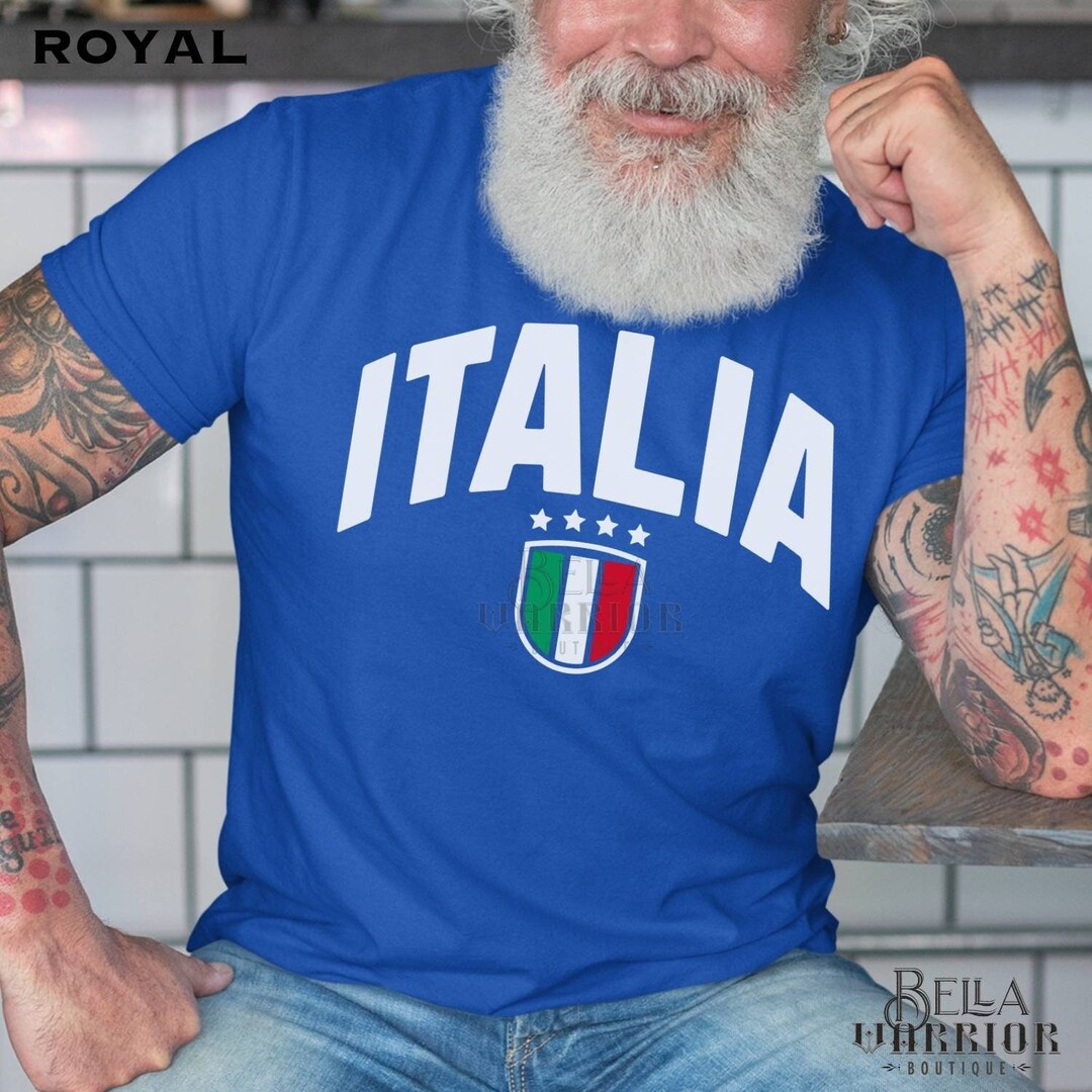Italia Soccer Shirt, Italian Gift for Italy Football Lover, Retro Italy ...